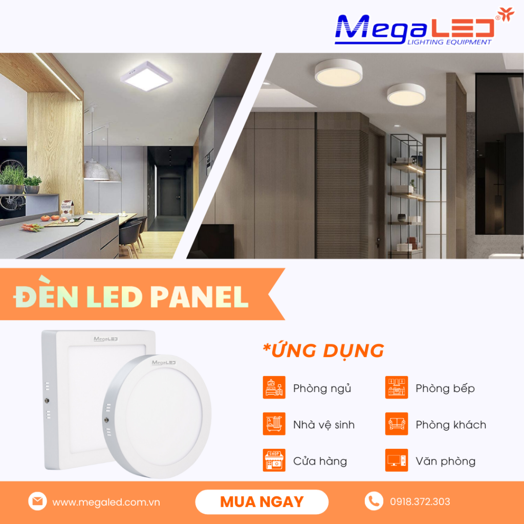 ĐÈN LED THỜI THƯỢNG - ẤN TƯỢNG PHONG CÁCH - MegaLed